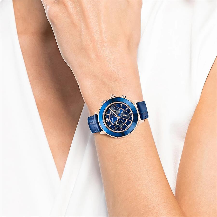 Swarovski Watch Octea Lux Chrono Blue – Watches & Crystals