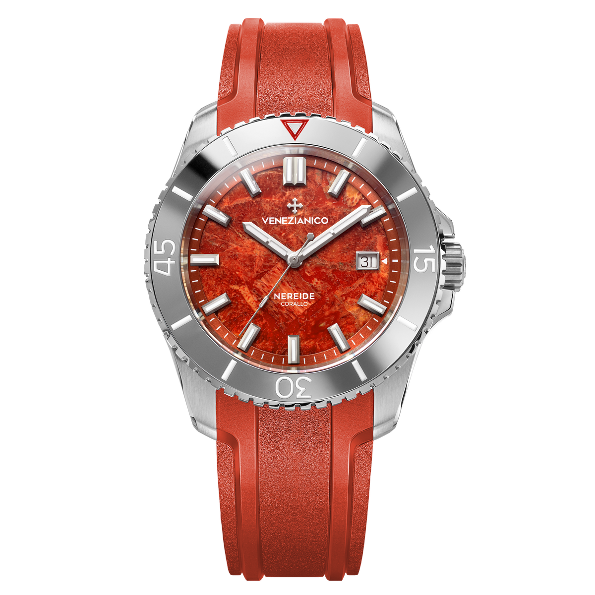 Venezianico Nereide Corallo Men’s Red Coral Automatic Watch – Watches ...