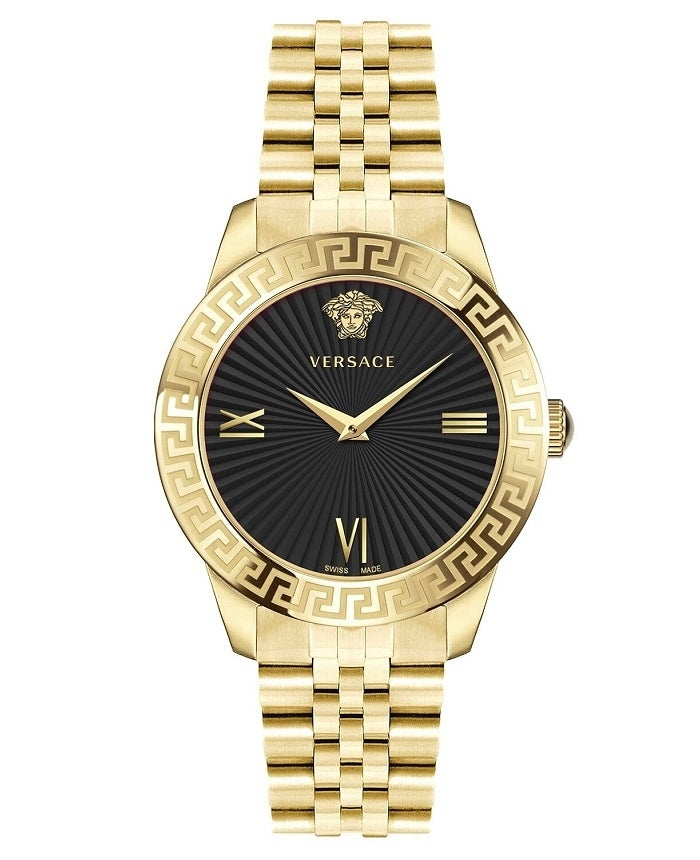 Versace Ladies Watch Greca Signature 38mm Black Gold VEVC01121 ...