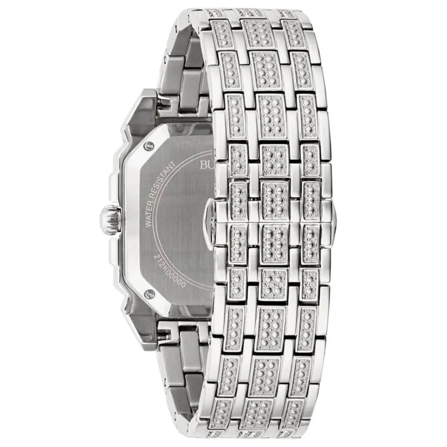 Bulova Crystal Men's Silver Watch 96A285 from Watches and Crystals ...