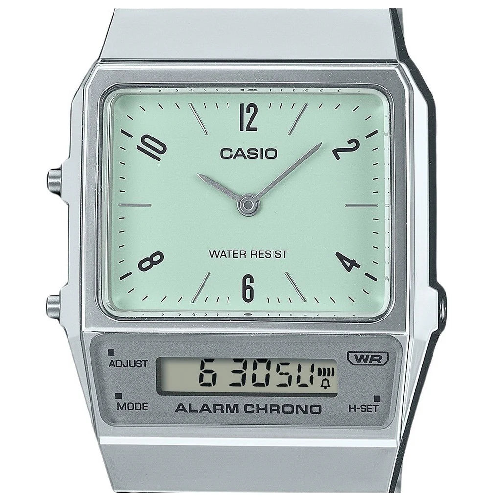 Casio Vintage AQ-800E-3ADF Dual Display White Watch – Watches & Crystals