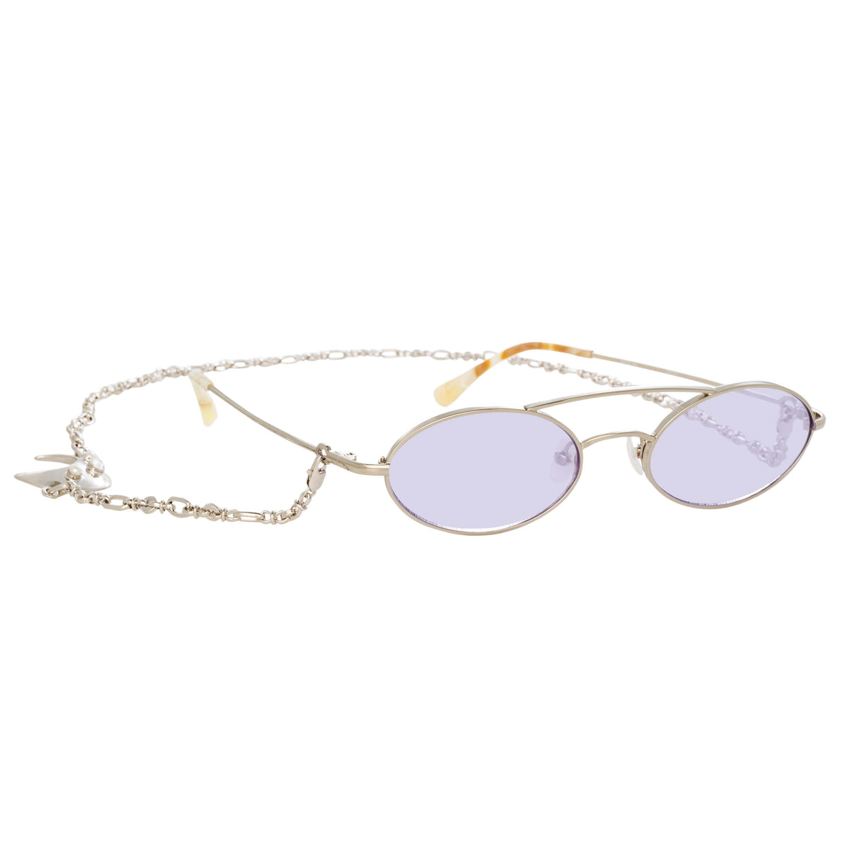 Alessandra Rich Ladies Oval Pink Sunglasses AR2C1SUN from Watches and ...