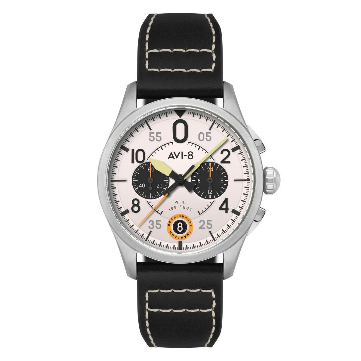 AVI-8 IWM Edition Chronograph Watch – Heritage Pilot Style in White ...