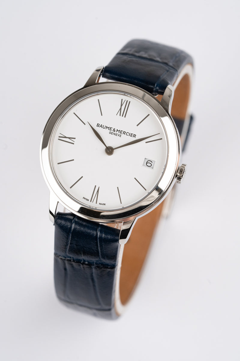 Baume & Mercier Ladies Blue Classima Watch BM0A10353 from Watches and ...