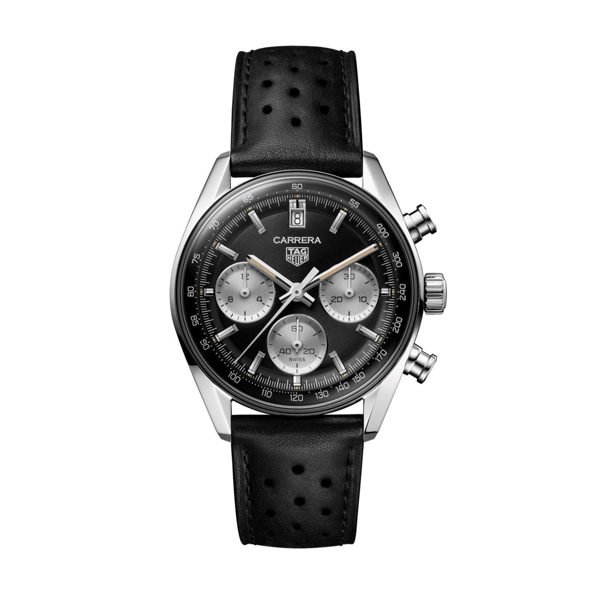 Tag Heuer Carrera Men's Black Chronograph Watch CBS2210.FC6534 from ...