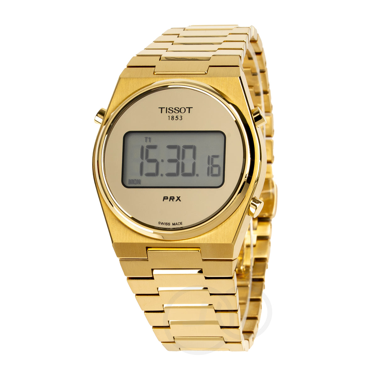 Tissot PRX Digital 35mm Gold Unisex Watch T1372633302000 | Watches ...