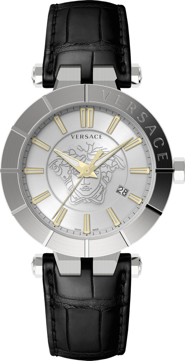 Versace Men's Watch V-Race 43mm White VE2B00321 – Watches & Crystals