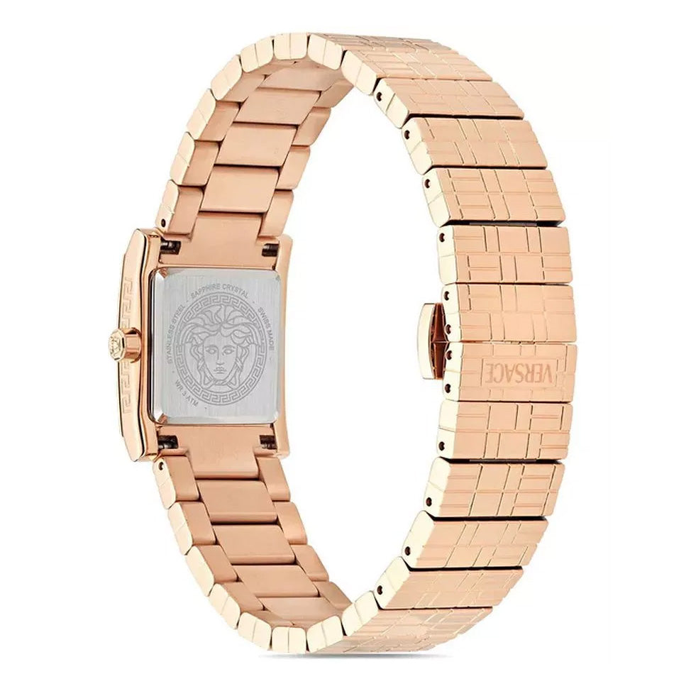 Versace Mosaic Rose Gold Quartz Ladies’ Watch – Swiss Crafted 22mm ...