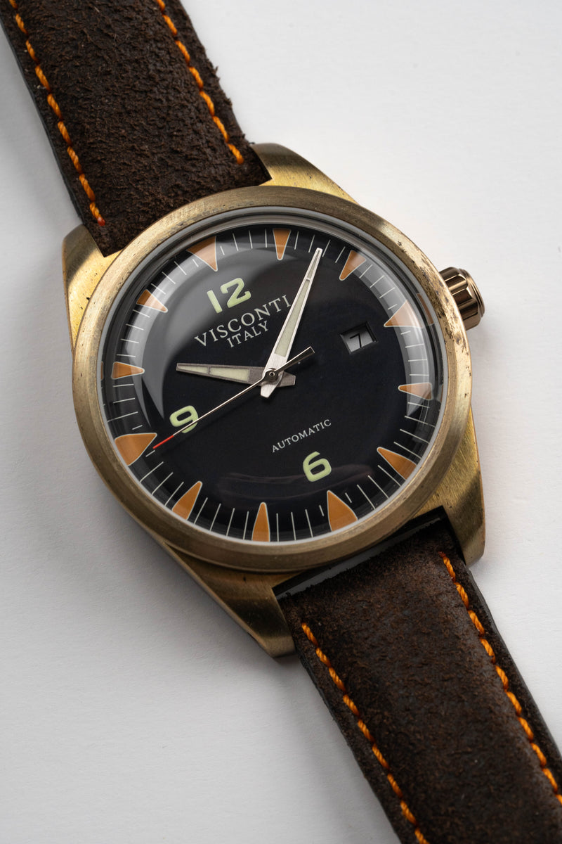 Visconti Watch Roma 60s Bronze Sport KW21-09 – Watches & Crystals