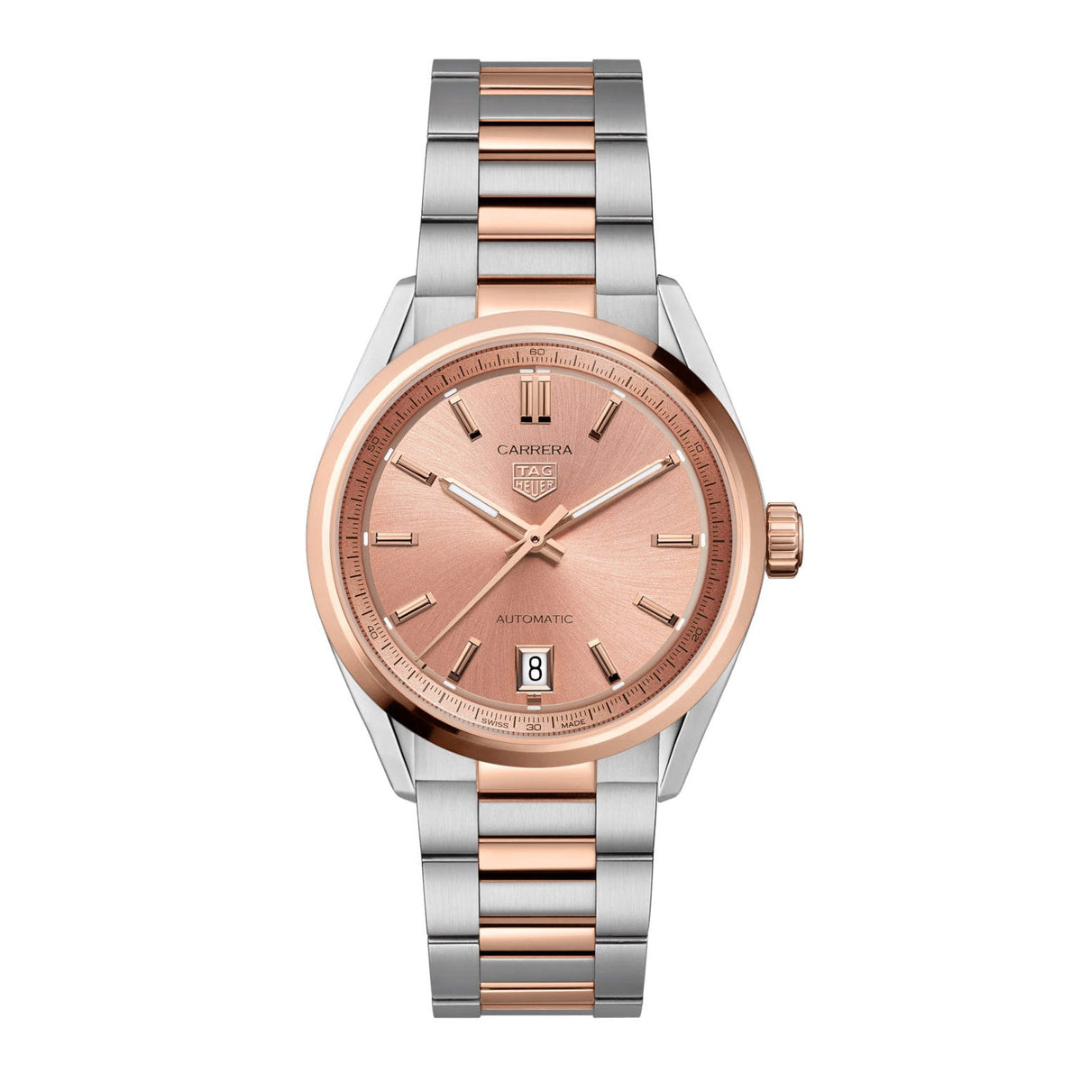 Tag Heuer Carrera Ladies Pink Copper Automatic Watch WBN2350.BD0000 ...