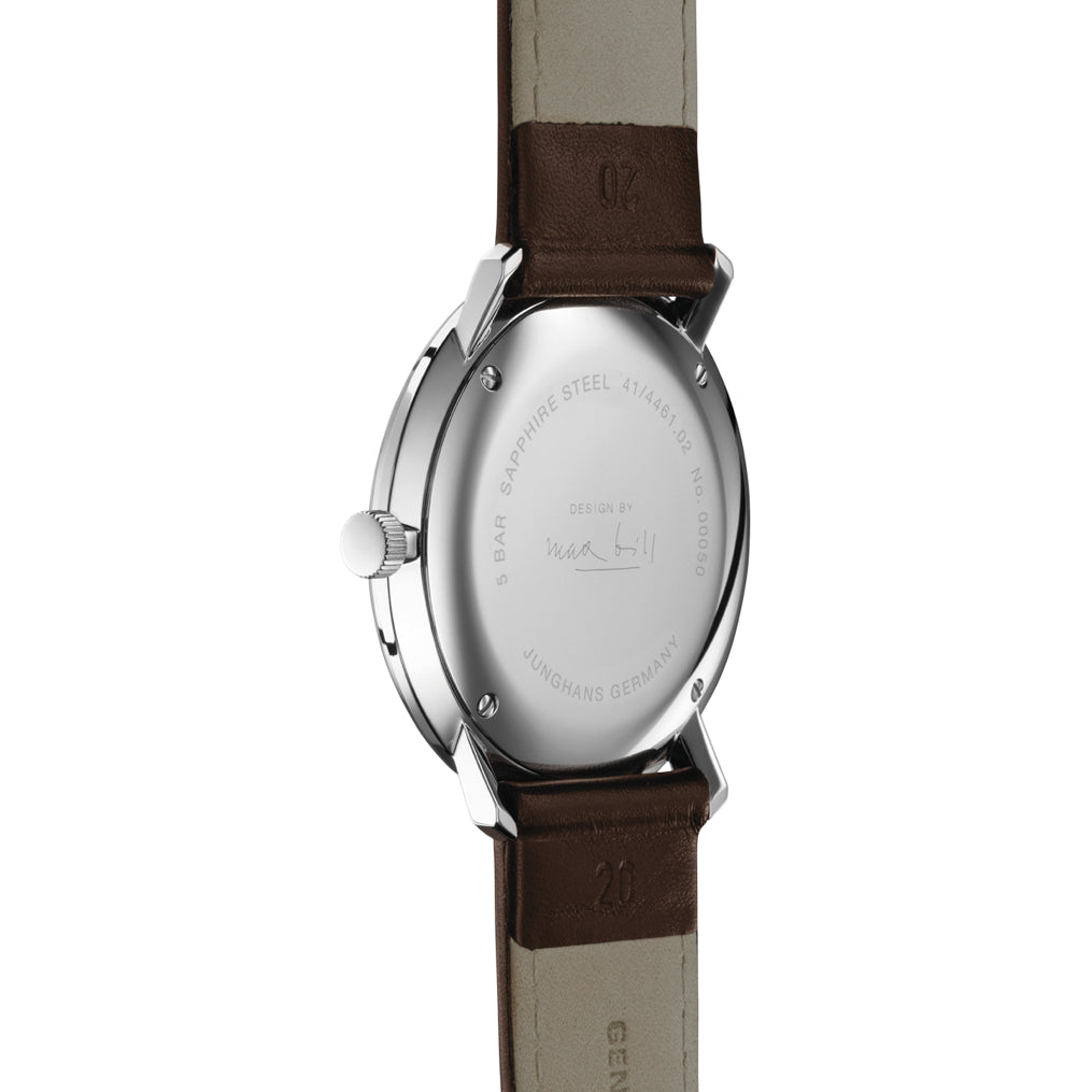 Junghans Max Bill Quartz Men's Brown Watch 41/4461.02 from Watches and ...