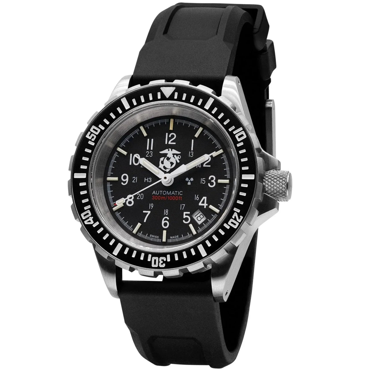 Marathon Large Diver's Automatic (GSAR) - 41mm USMC Stainless Steel ...