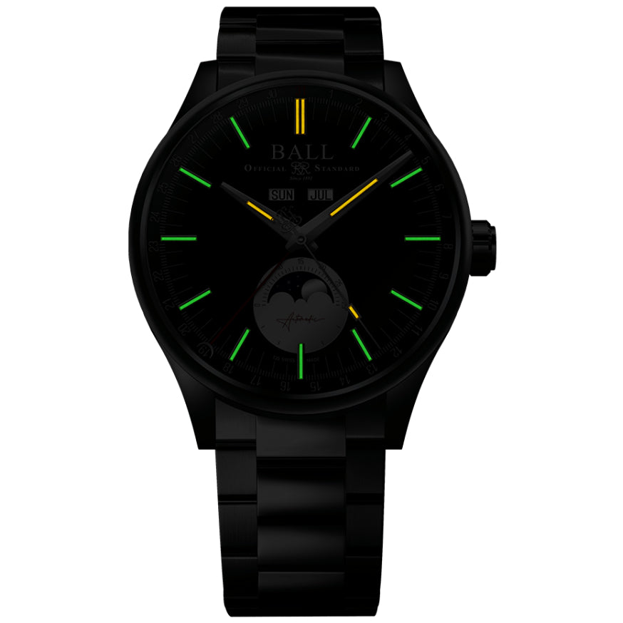 Ball Engineer II Moon Calendar 40mm Men's Black Watch NM3016C-S2J-BK from Watches & Crystals