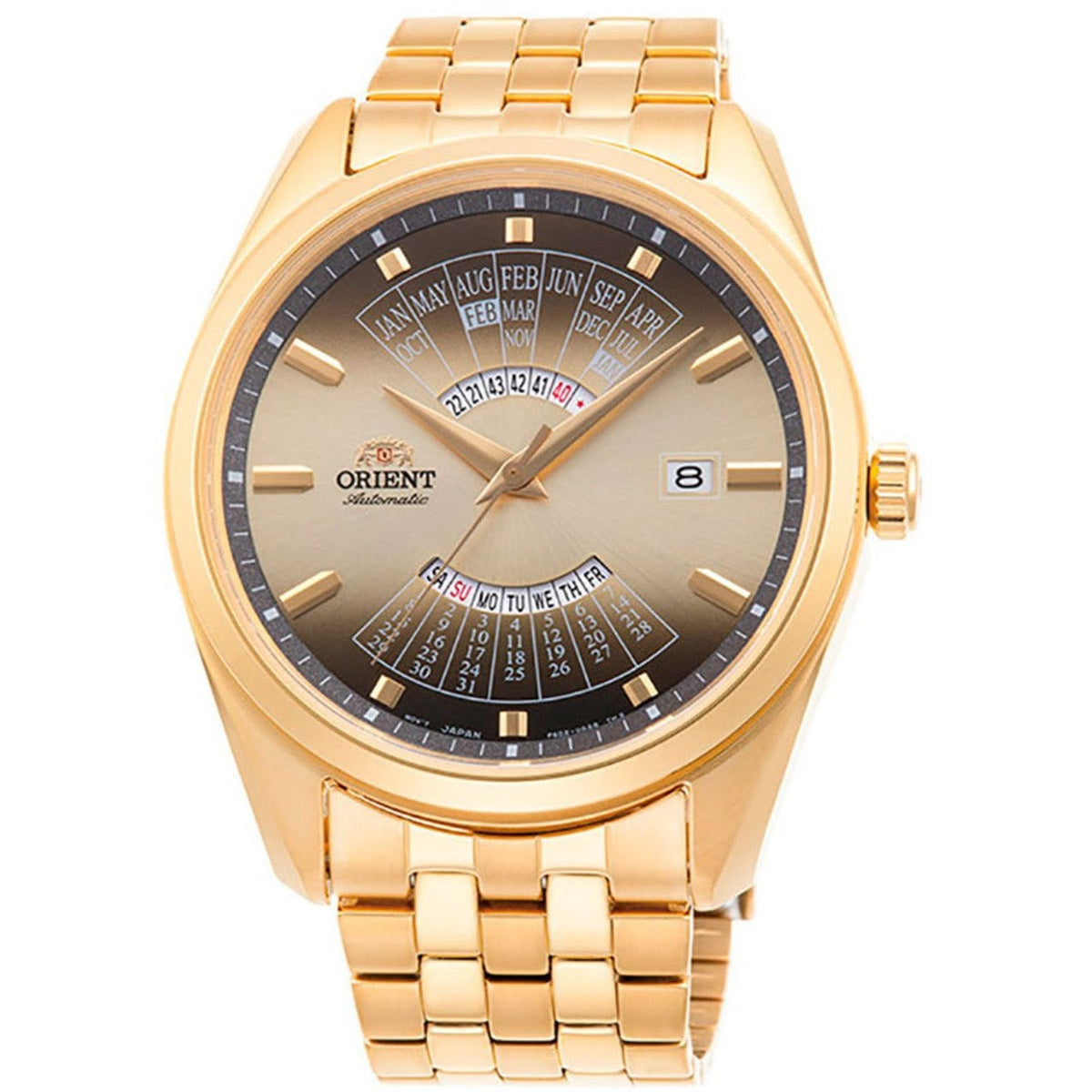 Orient Multi-Year Calendar Men's Gold Watch RA-BA0001G10B from Watches ...