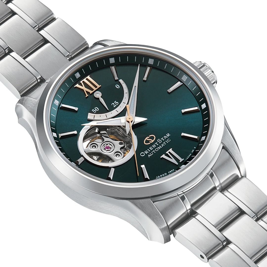 Orient Star Contemporary Open Heart Men's Silver Watch RE-AT0002E00B ...