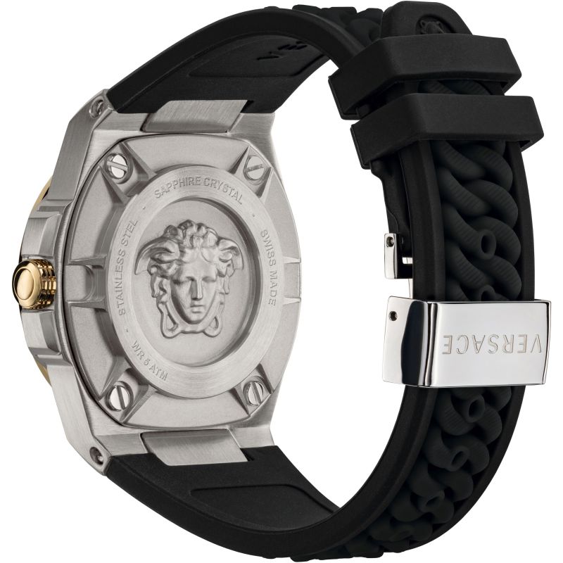Versace Chain Reaction Ladies Black Watch VEHD00120 from Watches and ...