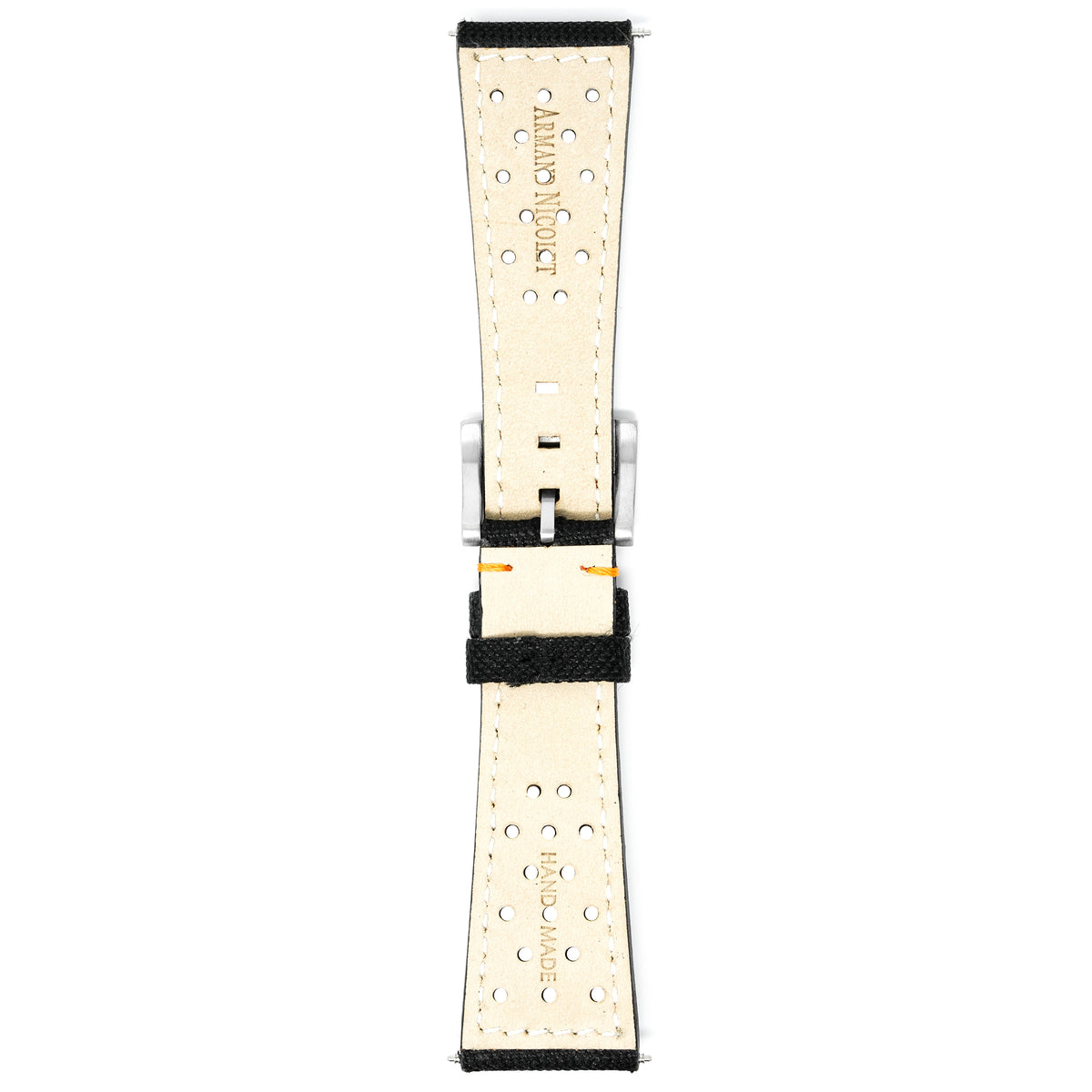 Armand Nicolet Watch Canvas Black Strap – Watches & Crystals