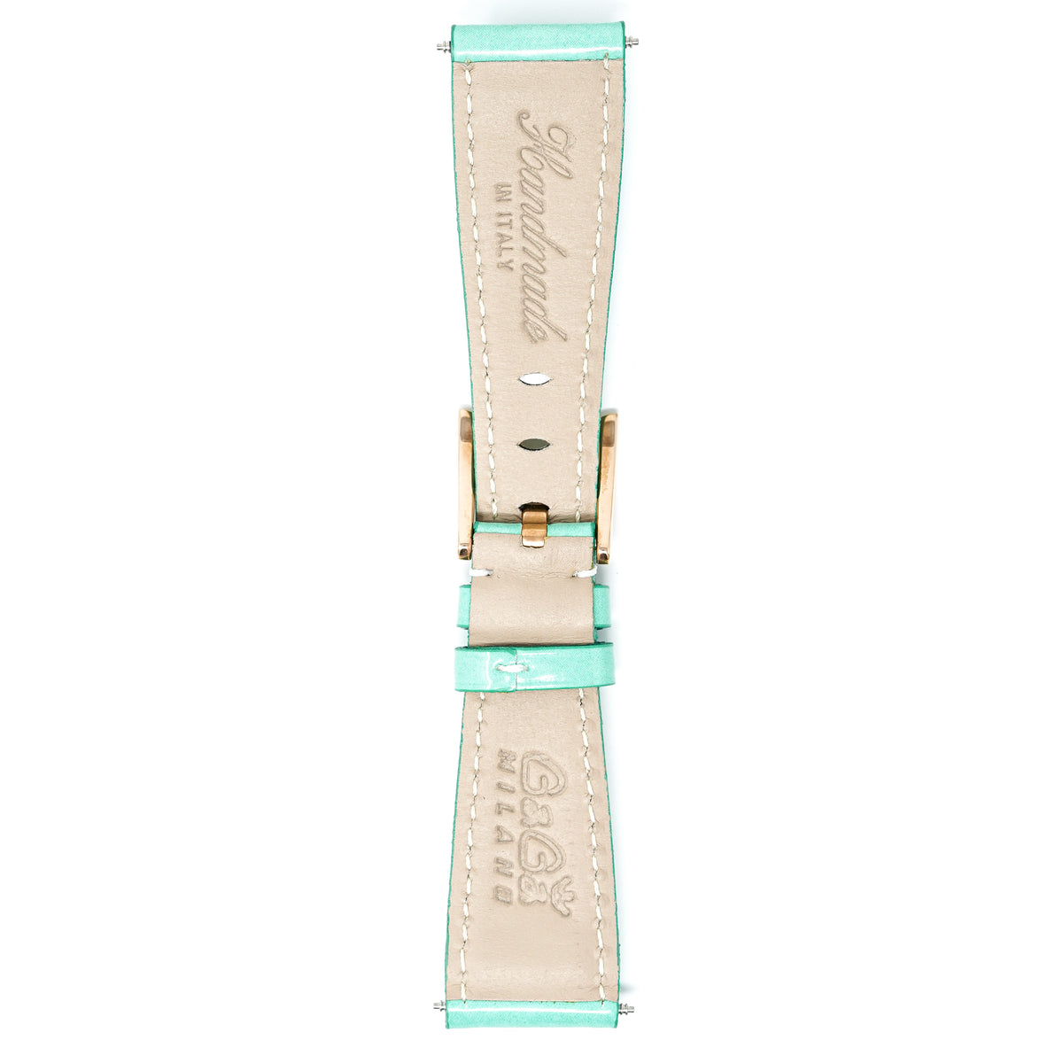Gagà Milano Watch Green Leather Strap – Watches & Crystals