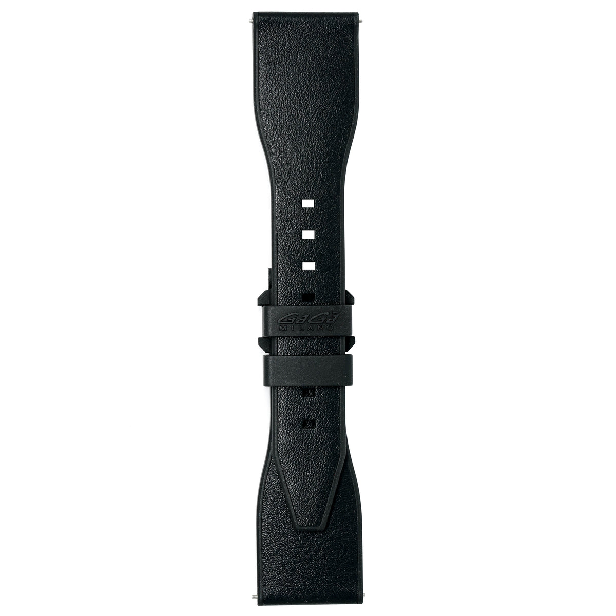 Gagà Milano Watch Black Silicone Rubber Strap – Watches & Crystals