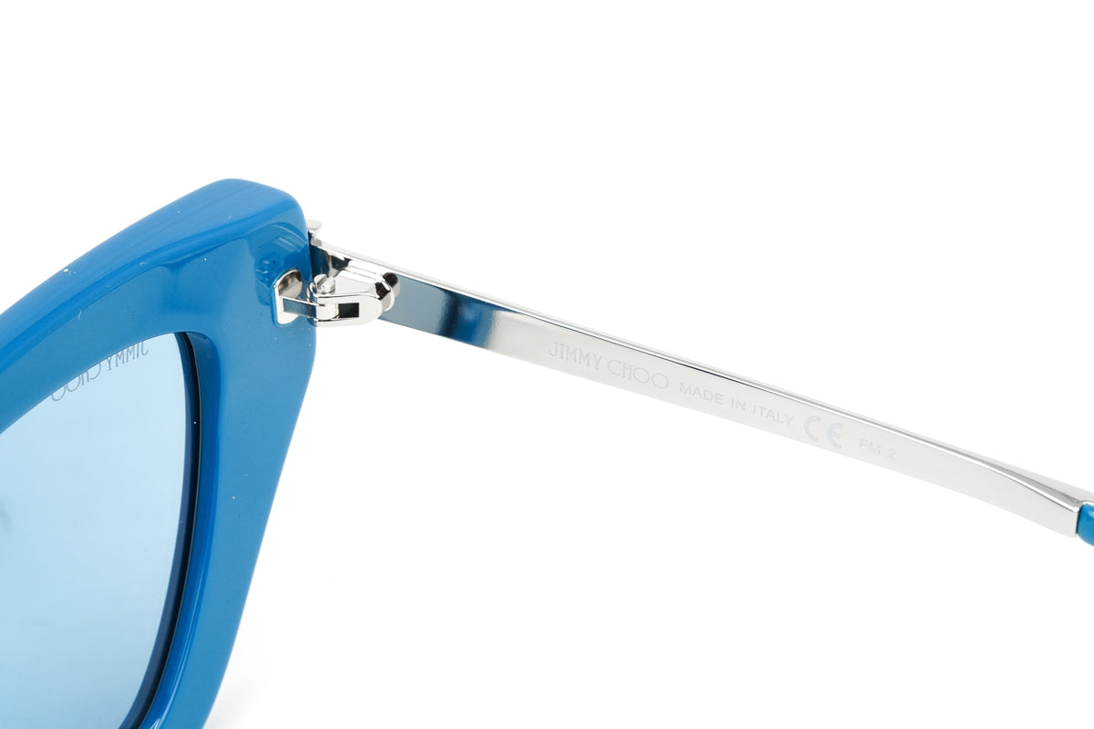 Jimmy Choo Women's Sunglasses Angular Cat Eye Blue – Watches & Crystals
