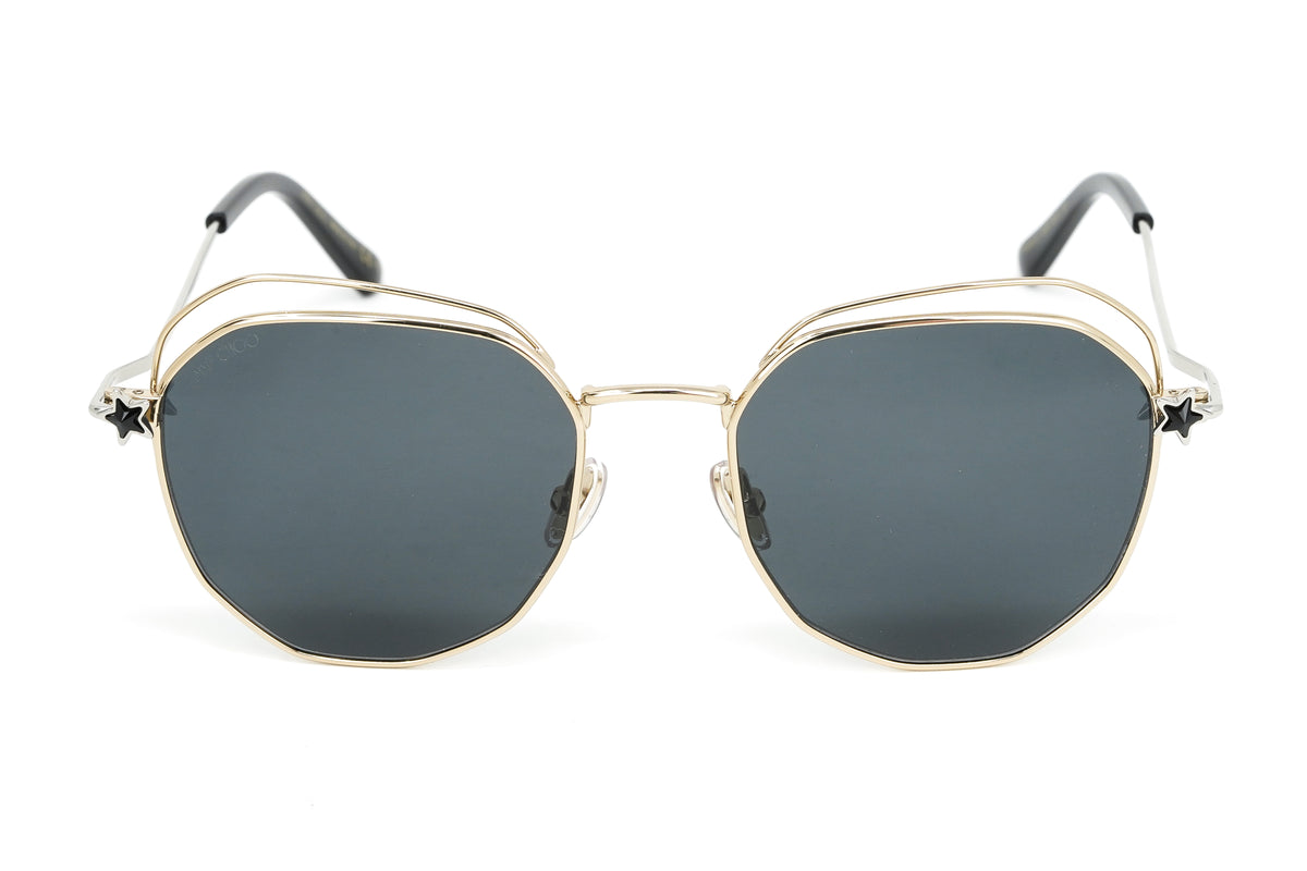 Jimmy Choo Women's Sunglasses Oval Gold/Grey – Watches & Crystals