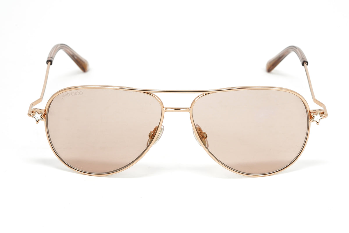Jimmy Choo Women's Sunglasses Pilot Pink/Rose Gold SANSA/S DDB ...
