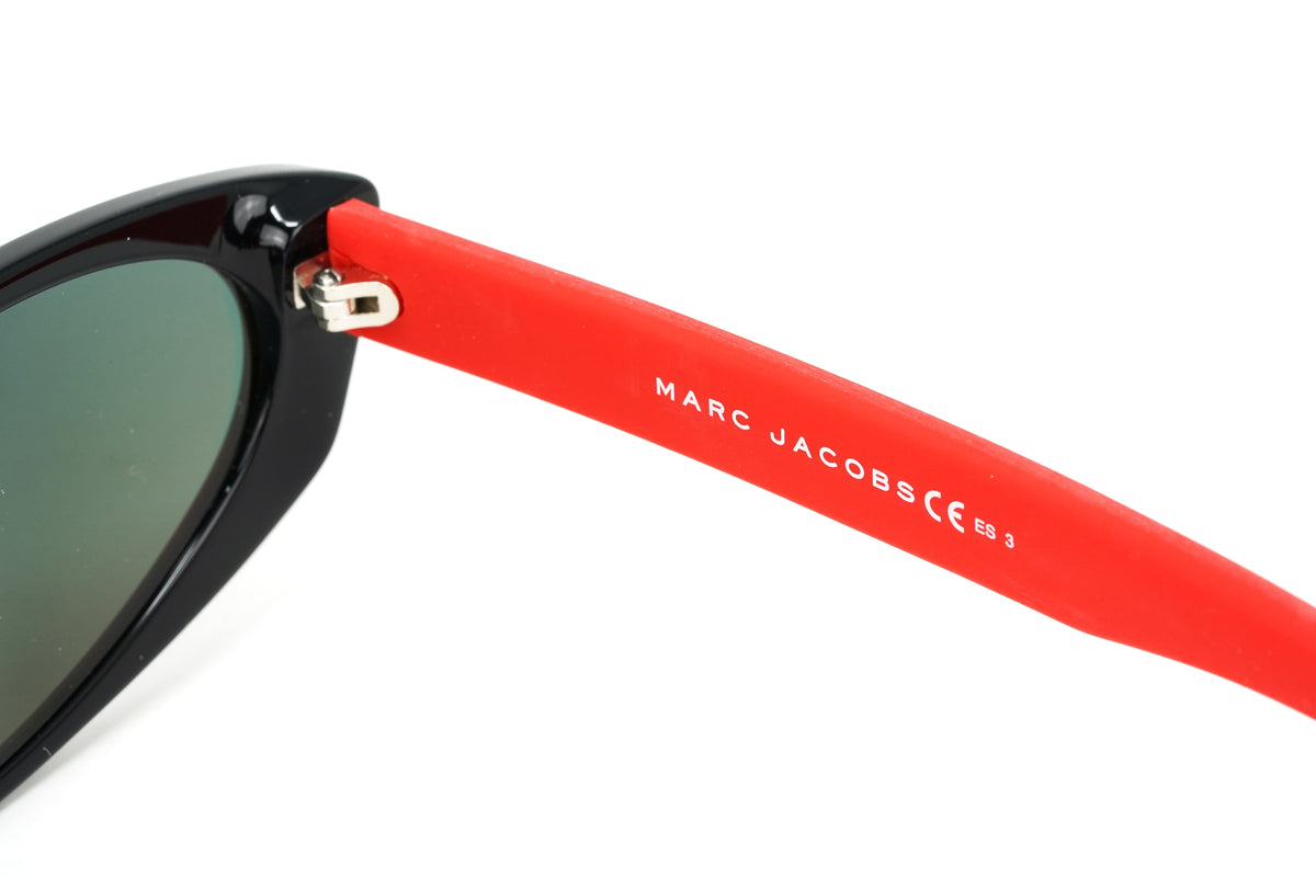 Marc Jacobs Women's Sunglasses Angular Black Peach Marc 356/S C9A ...