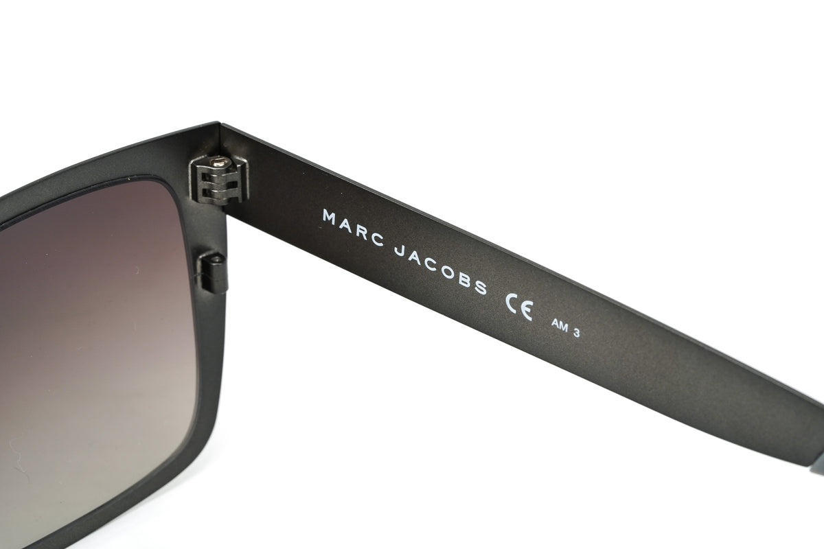 Marc Jacobs Men's Rectangular Sunglasses Flat Top Grey – Watches & Crystals