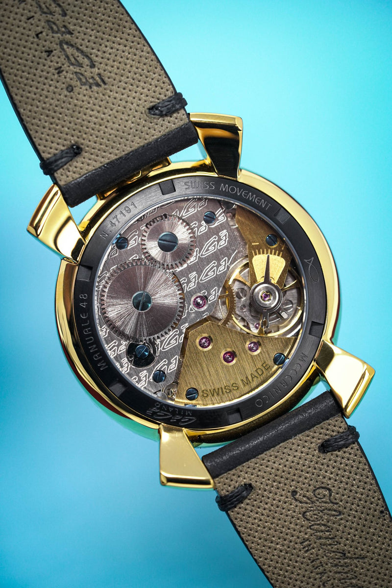 Gagà Milano Watch Manuale 48mm Special Edition Carbon – Watches & Crystals