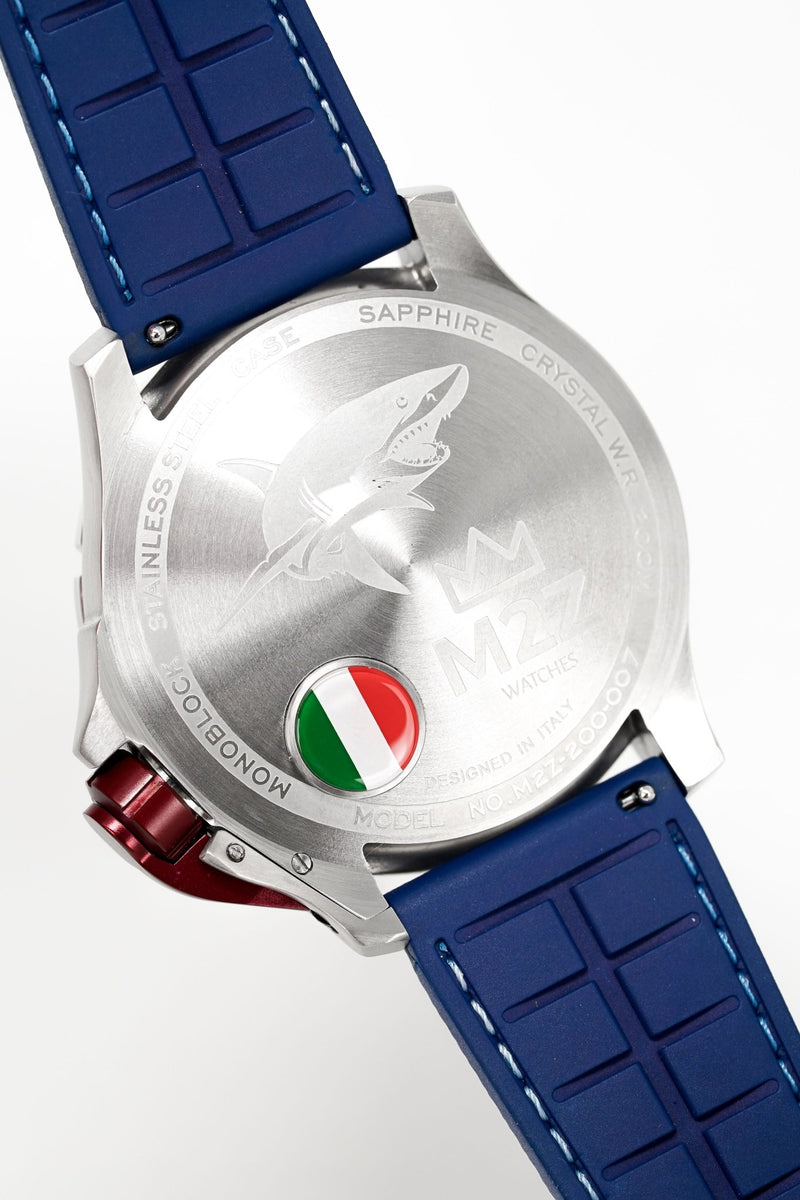 M2Z Men's Watch Diver 200 Blue 200-007 – Watches & Crystals